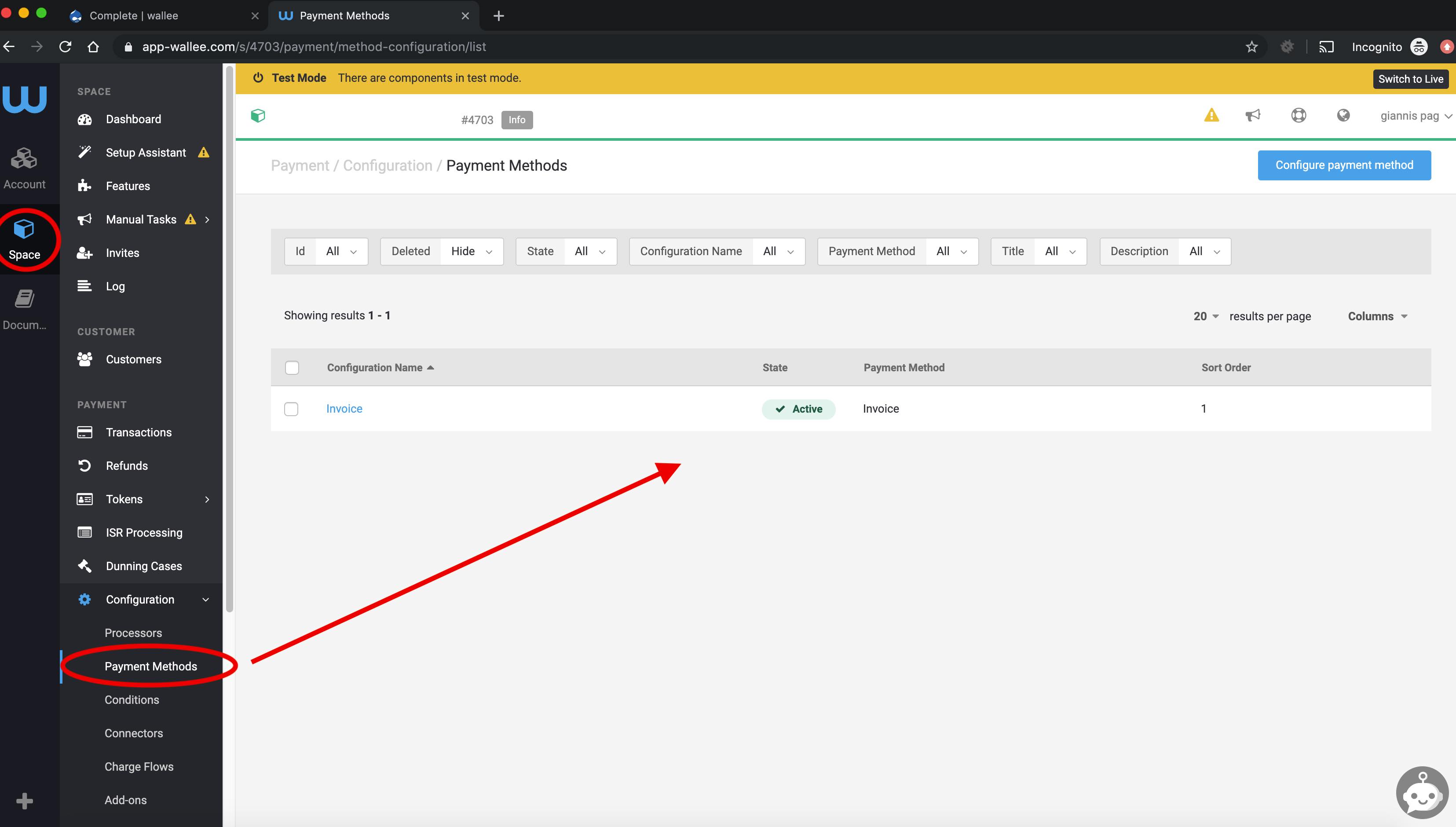 D. wallee.com account configuration | Wallee Commerce: Payment and Invoicing | Drupal Wiki guide ...